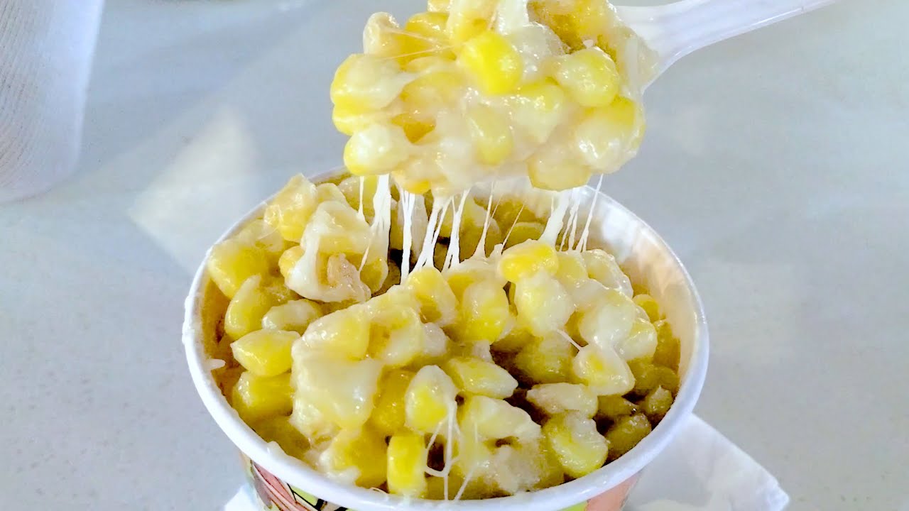 Corn Cheese | Cambodian Street Food - YouTube
