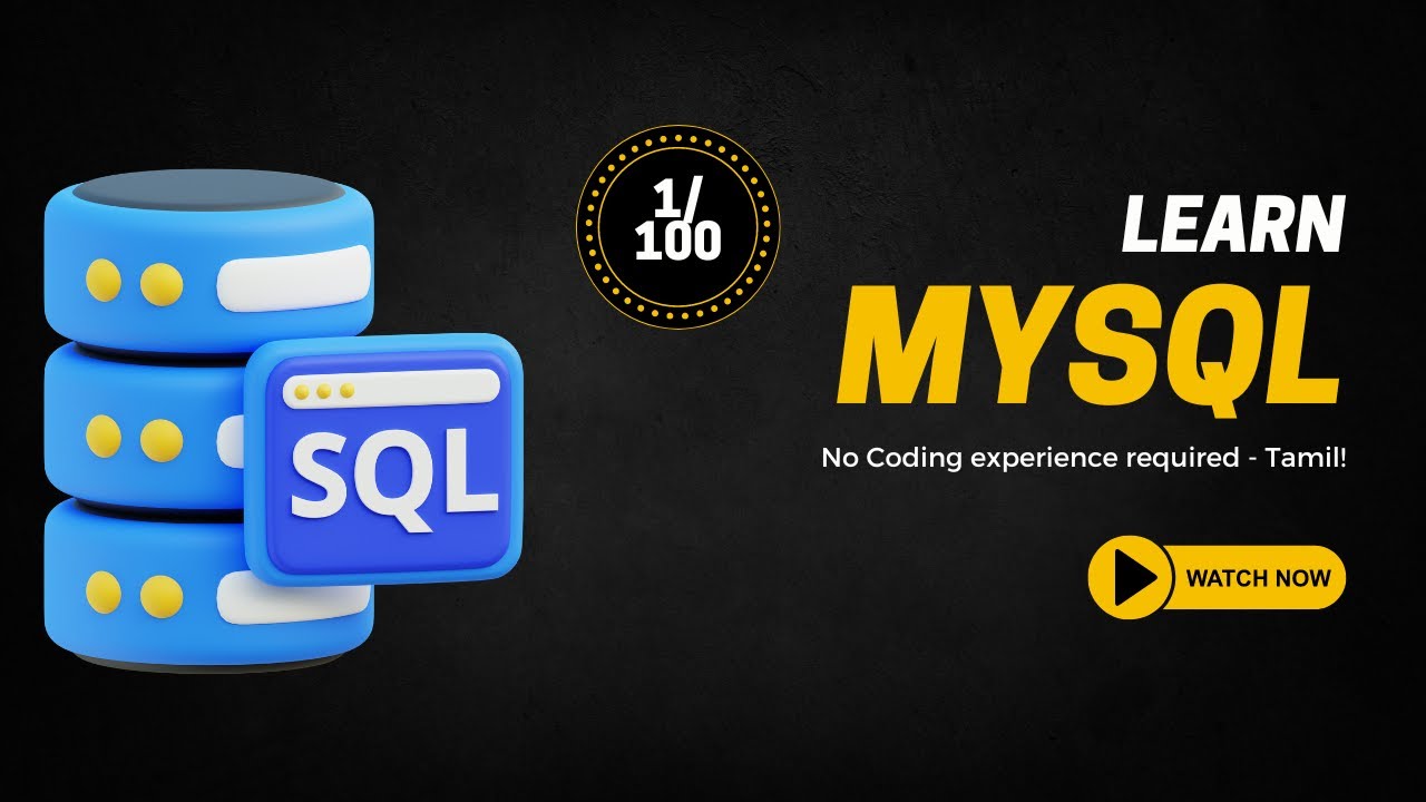 What is SQL | Ep-1 | SQL in 100 days - Tamil - YouTube