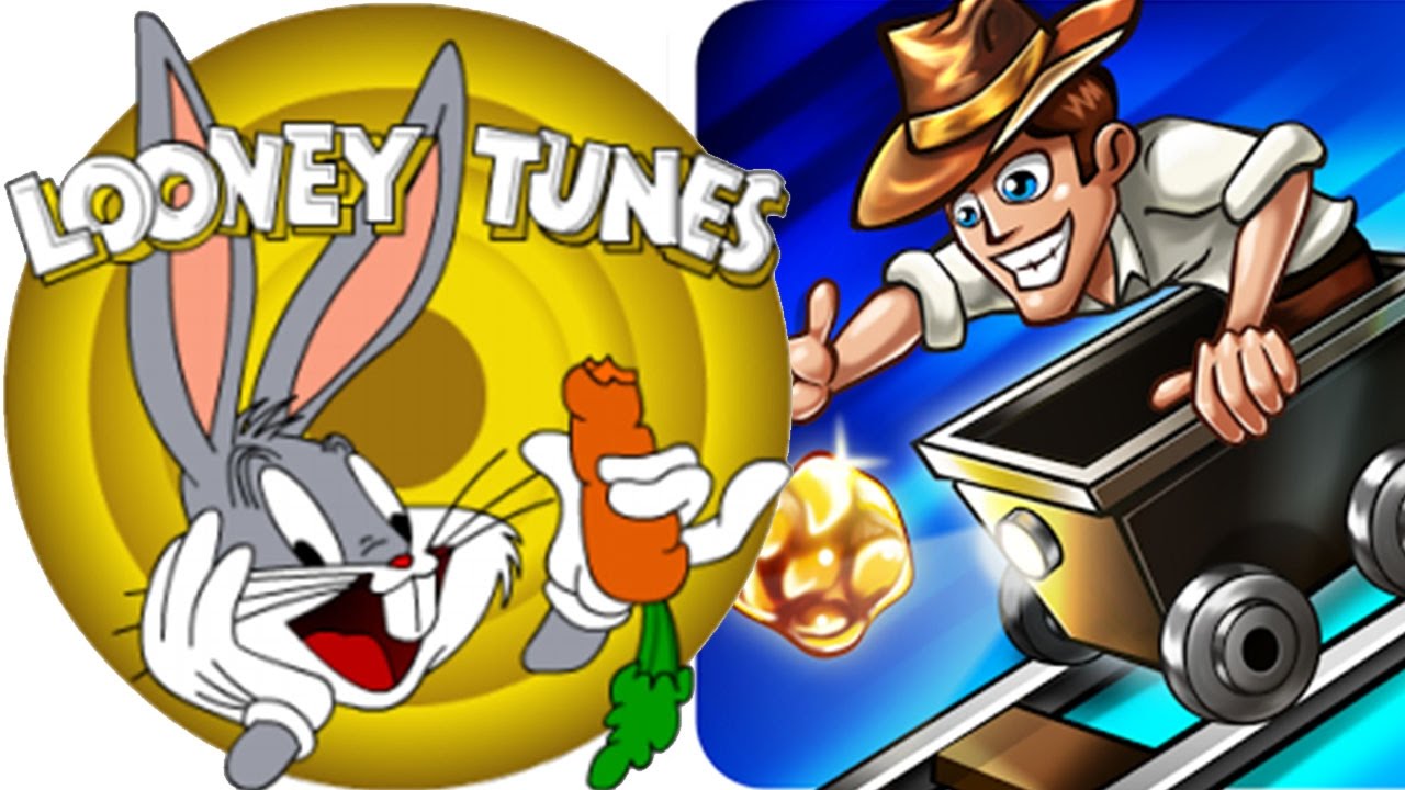 Fun kids video games Looney Tunes RUN VS Rail Rush - YouTube