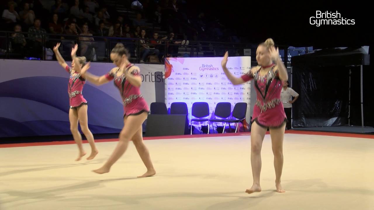 ACRO Women 13-19 Group - Saltney Gym Club - BRONZE - YouTube