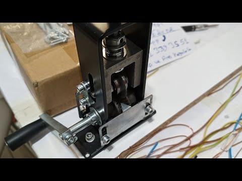 Kablo soyucu sıyırıcı soyma sıyırma makinası aparatı kollu manuel veye matkapla çevirmeli metal kasa