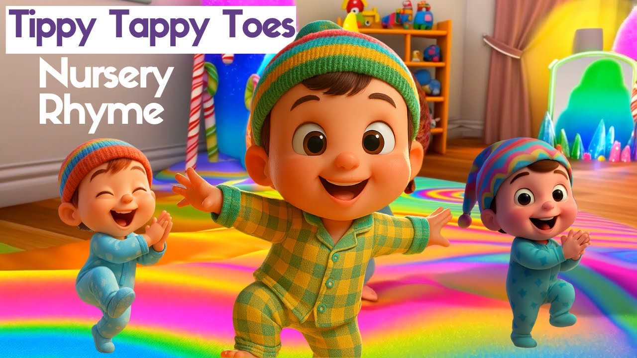 Tippy Tappy Toes: Fun Dance & Candyland Adventure | Cocomelon Style ...