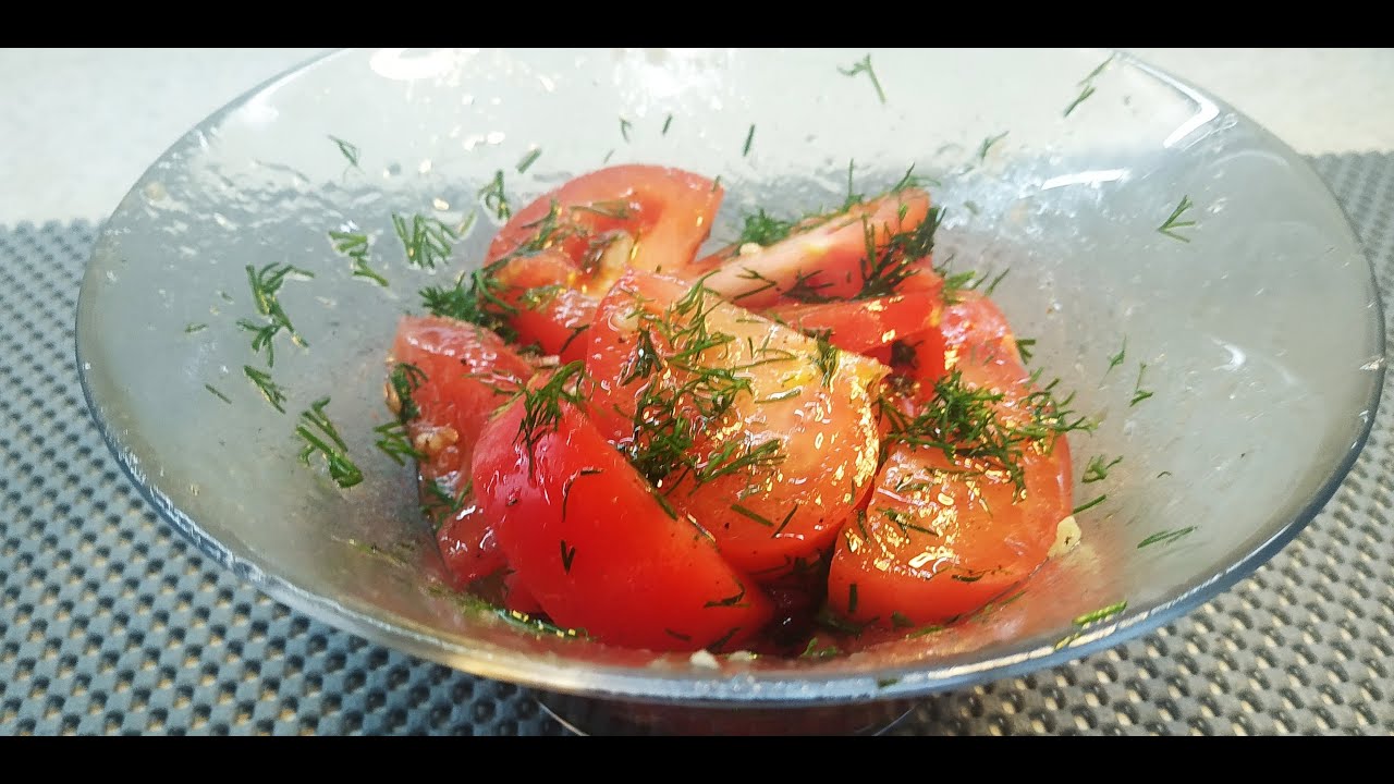 Korean tomato recipe - YouTube