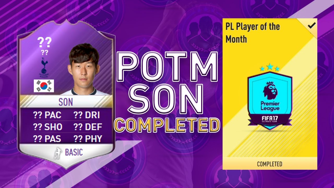 Fifa 17 Potm Son Sbc Completed Youtube