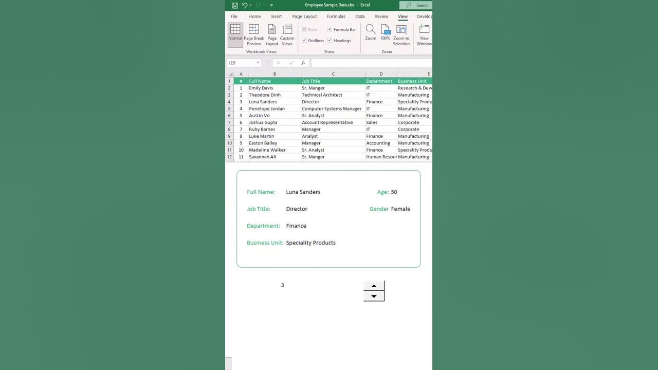 Excel OFFSET Function Tutorial: Dynamic Data Display - YouTube