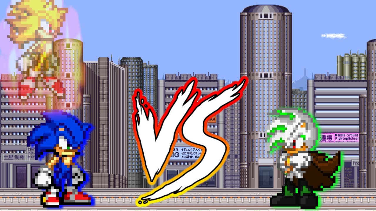 Sonic vs Aeon (Sprites Animation) - YouTube
