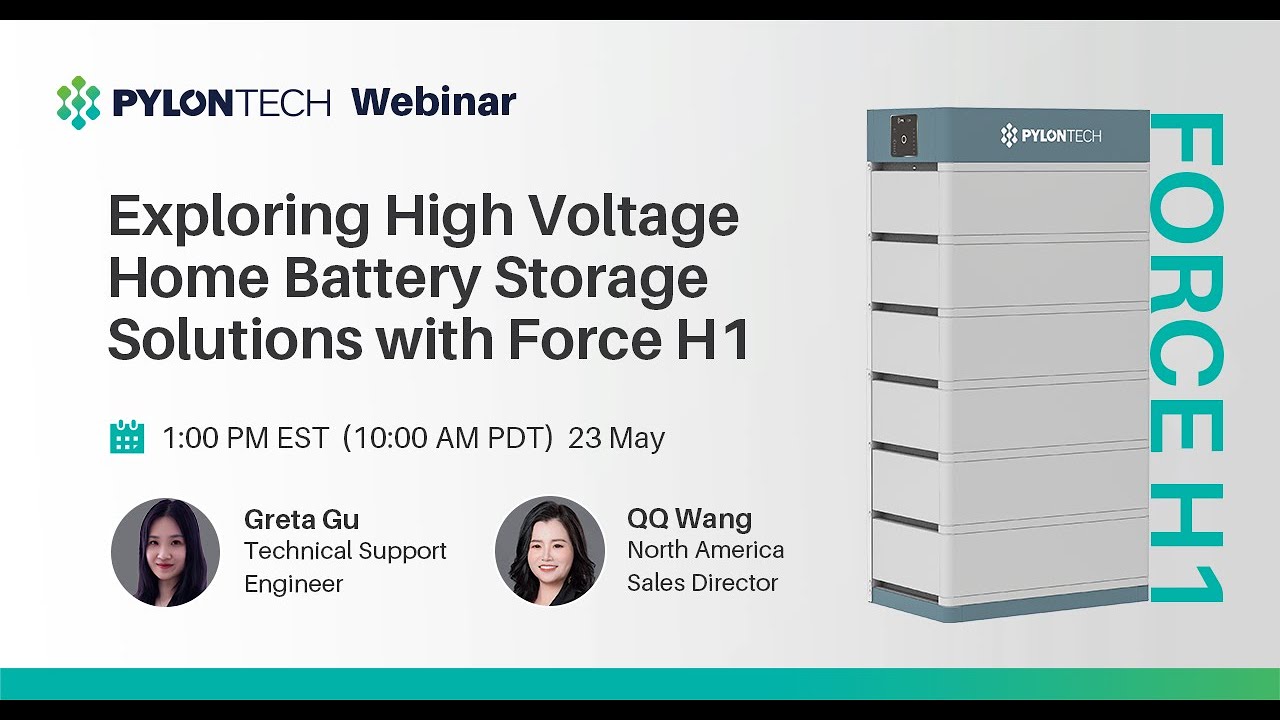 Exploring High Voltage Home Battery Storage Solutions with Force H1 ...