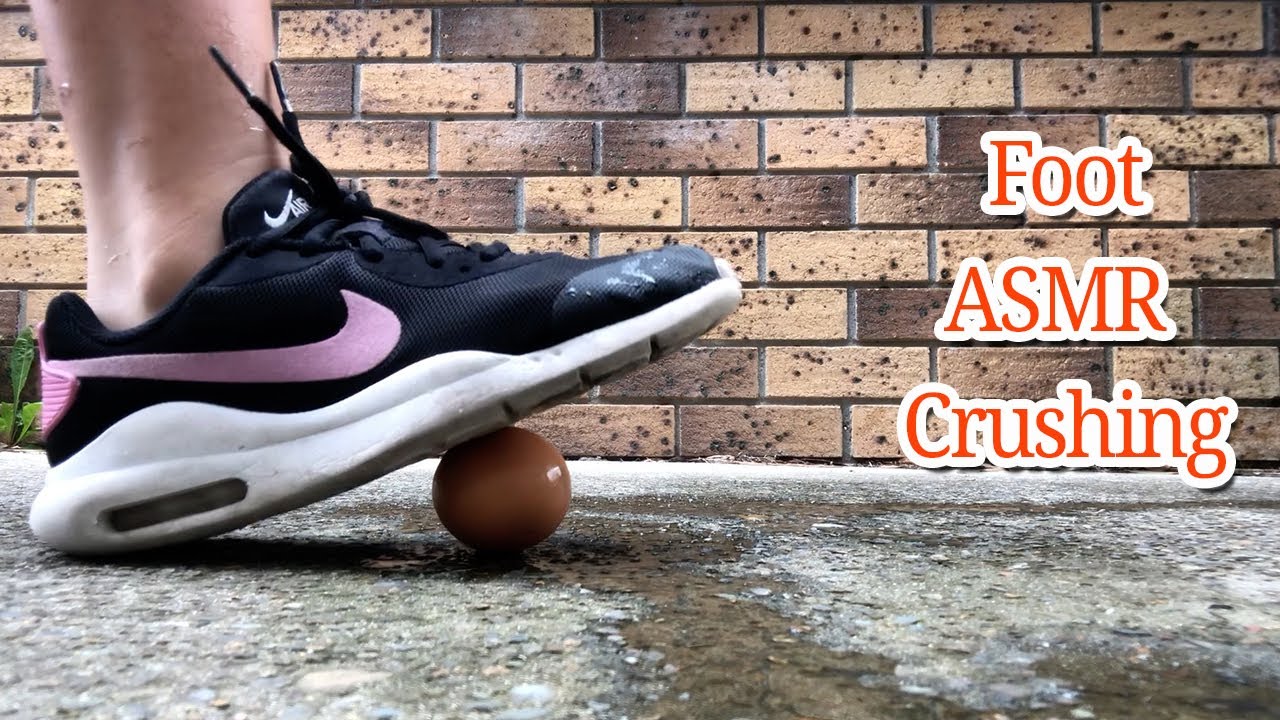Foot ASMR Crushing - Satisfying and Relaxing | Dharma Vlogs - YouTube