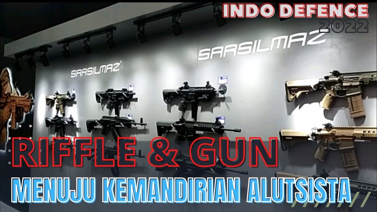 PERSENJATAAN RINGAN PRODUK PT.PINDAD DI INDO DEFENCE 2022 - YouTube