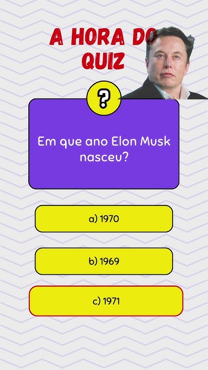 Quiz do Elon Musk #quiz #quiztime #shorts #foryou - YouTube