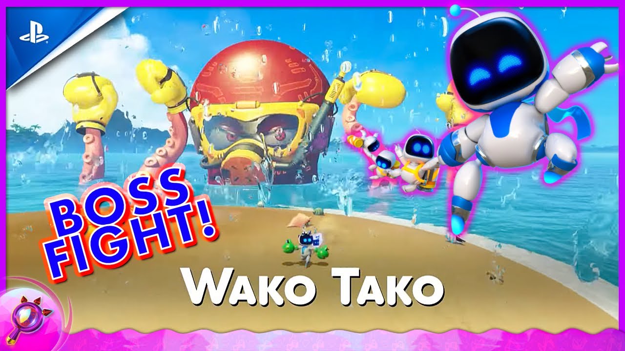 Astro Bot Boss Fight Gameplay - YouTube