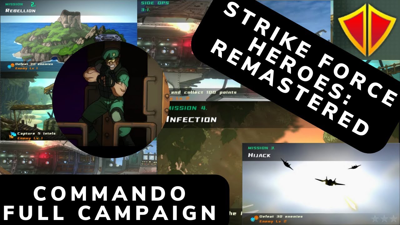 Strike Force Heroes: Remastered (Alpha) - Commando Full Campaign ...