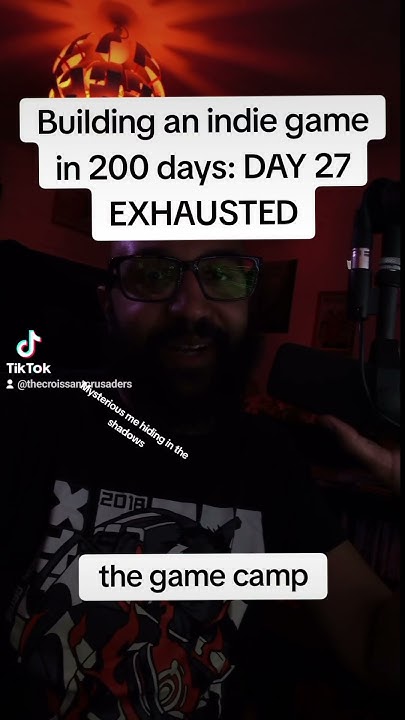 DAY 27: EXHAUSTED - 200 days to build an indie video game #devlog - YouTube