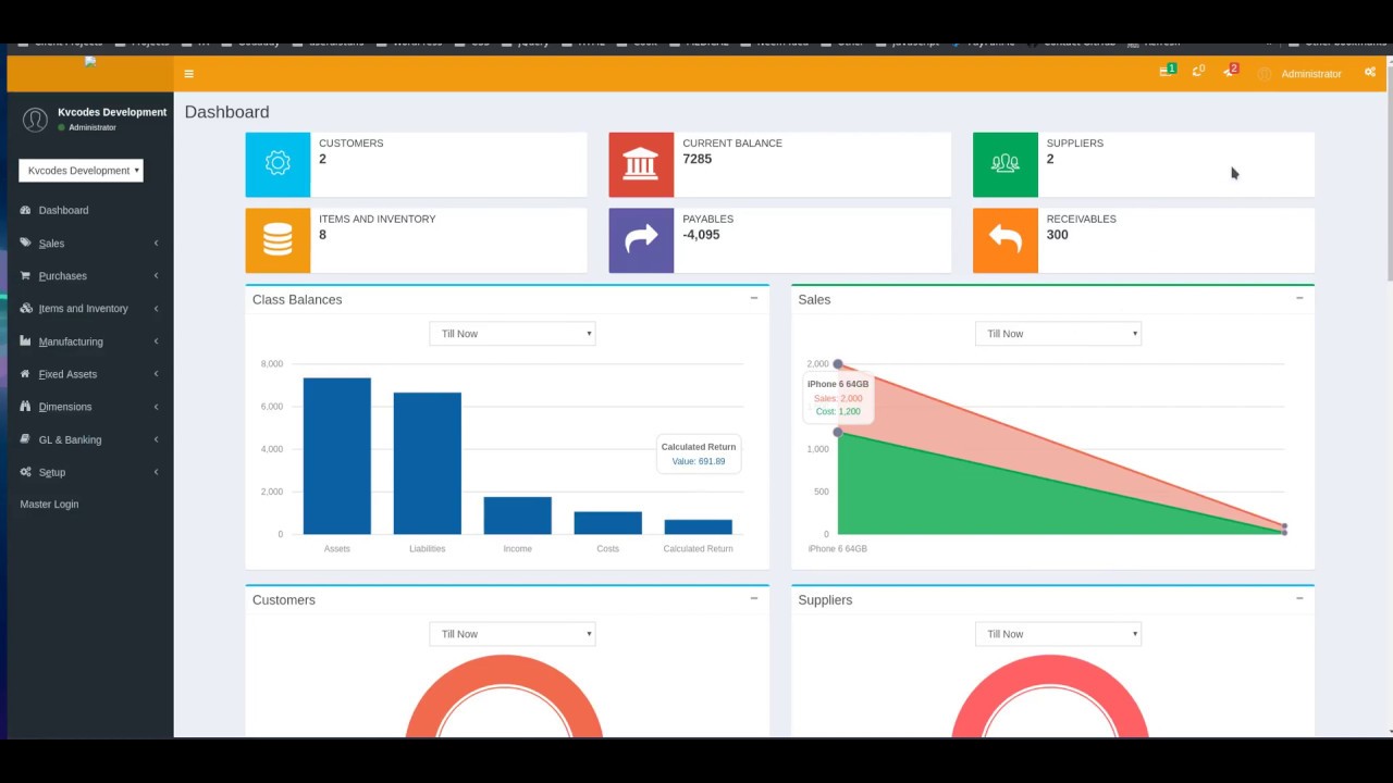 LTE Theme for FrontAccounting - YouTube