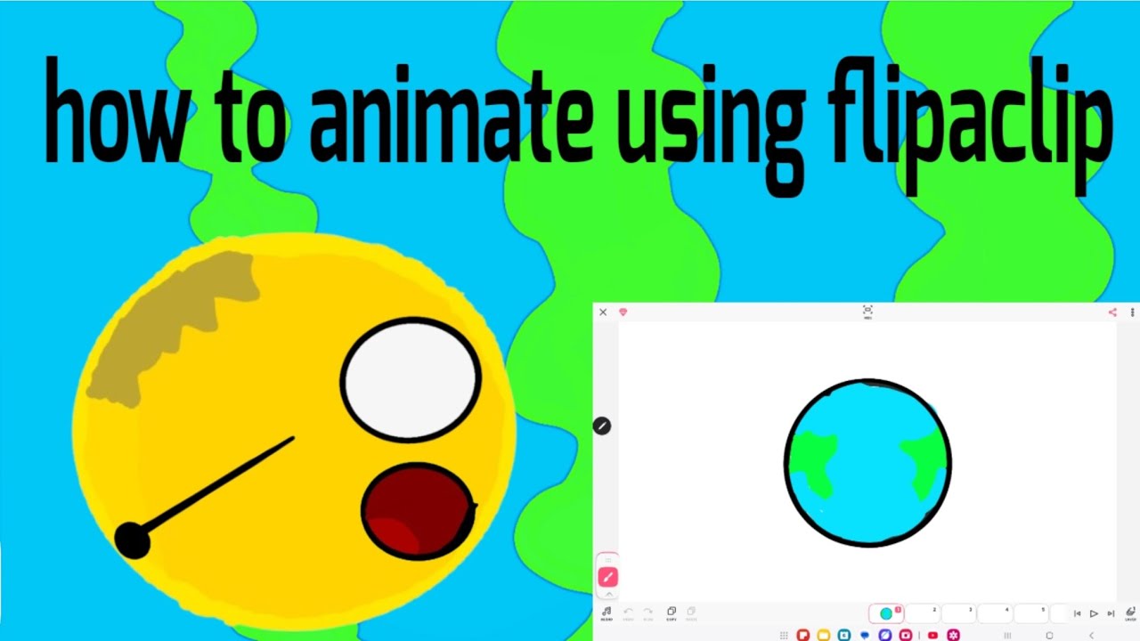 How to animate using flipaclip part 1- assets and backgrounds - YouTube