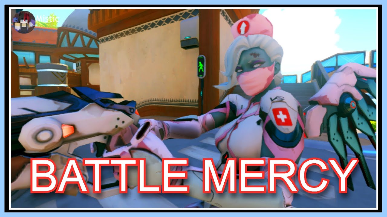 Battle Mercy Strikes again in Overwatch 2 - YouTube