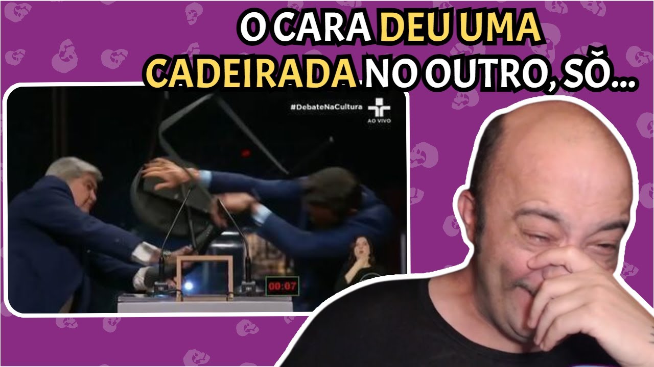 Reagindo aos MELHORES MEMES da CADEIRADA do DEBATE Datena vs Pablo ...