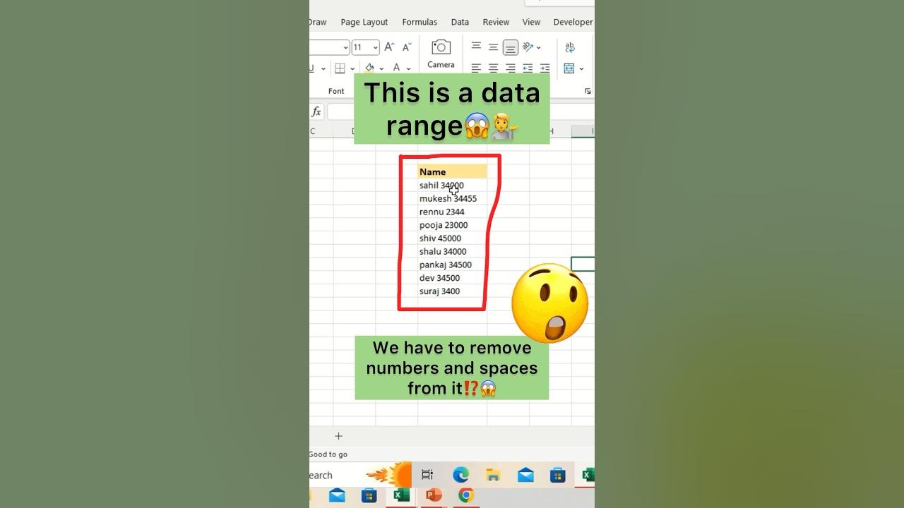 In Excel, you can remove numbers and spaces from a data range! 😱🧙‍♂️ |BPA | BPA Educators - YouTube
