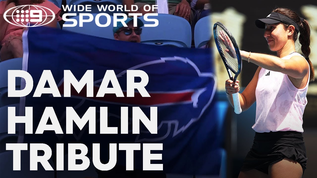 Jessica Pegula's beautiful Damar Hamlin tribute | Wide World of Sports ...