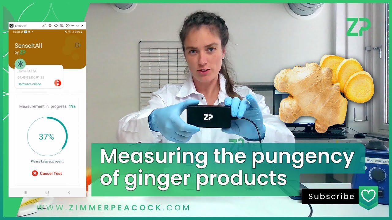 Measuring the pungency of ginger products - YouTube
