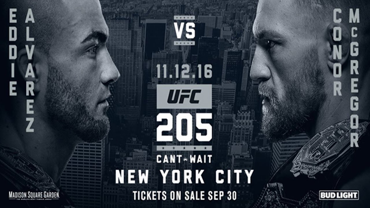 Conor McGregor vs Eddie Alvarez Full Fight UFC 205 Video - YouTube