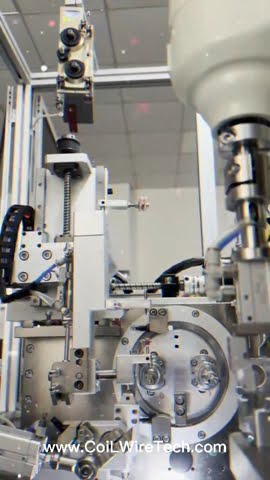 7 Precision fine wire tensioner semi / fully automatic winding machine ...