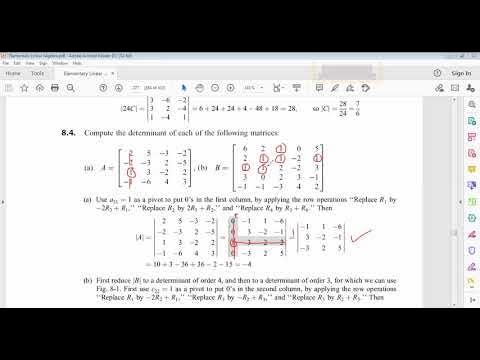 Block Matrices and their Determinants - YouTube