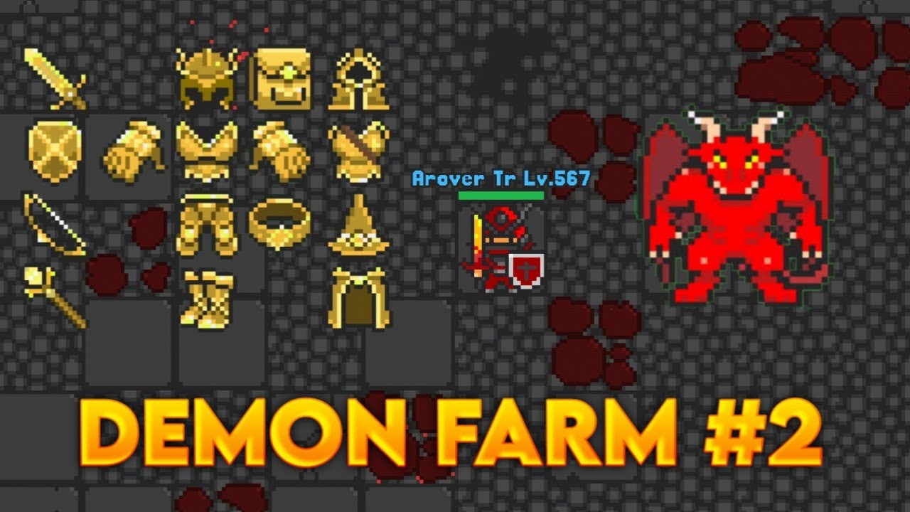 Rucoy Online Demon Farm #2 (Easy Gold) ! - YouTube
