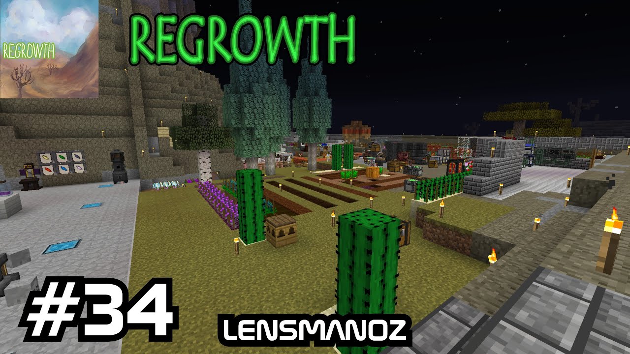 Minecraft - Regrowth - Ep 34 - A little bit of magic - YouTube