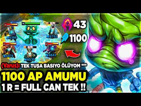 TEK ULTİYLE HARİTADAN SİLİYORUM !! 1100 YETENEK GÜCÜ AMUMU BUILD !!
