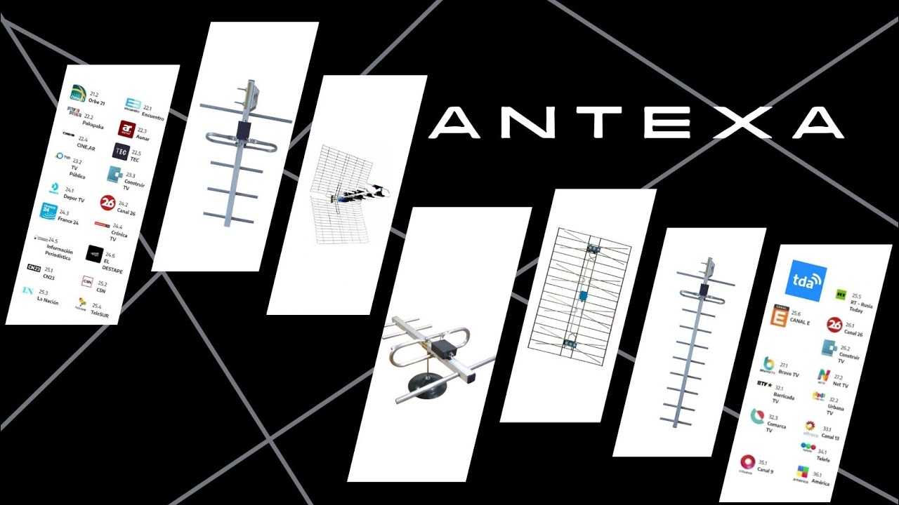 Armado de antena uhf panel plano ( parrilla) P4 ANTEXA. - YouTube