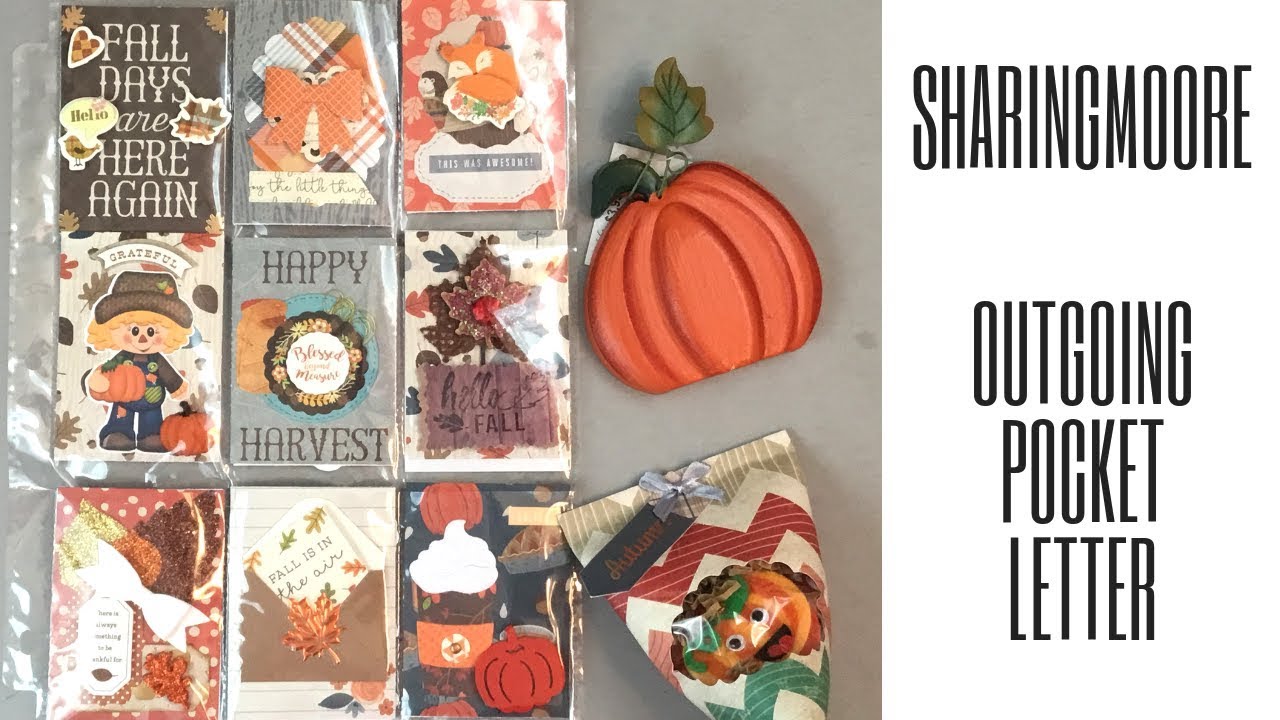 Fall Pocket Letter (Project Share) - Nov 2018 {Sharingmoore} - YouTube
