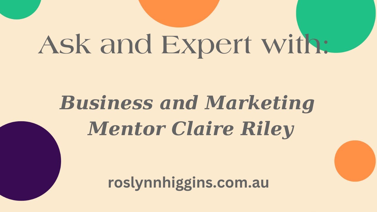 Money Expert: Claire Riley a Business & Marketing Mentor - YouTube