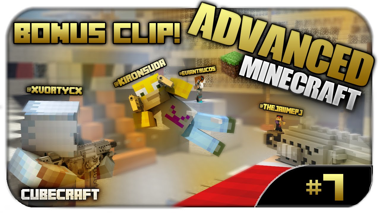 ADVANCED MINECRAFT CUBECRAFT SERVER bonus clip xD #7 - YouTube