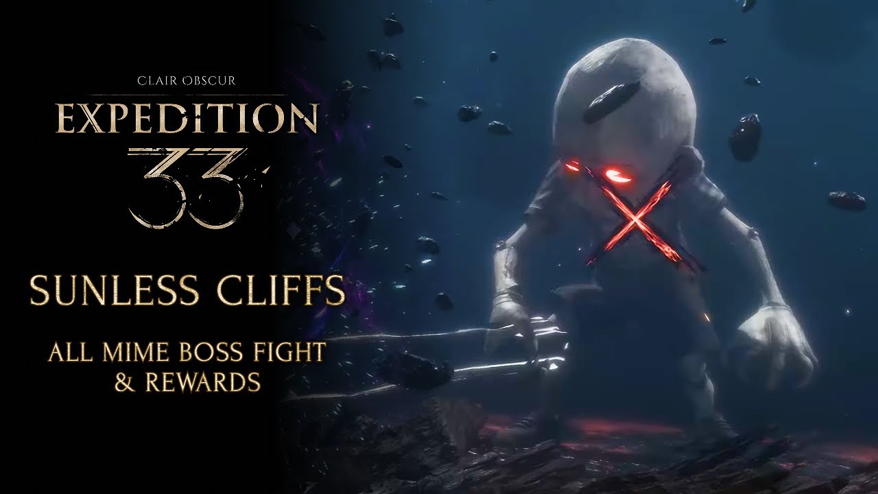 Clair obscur Expedition 33 walkthrough - Sunless cliffs - All mime boss ...