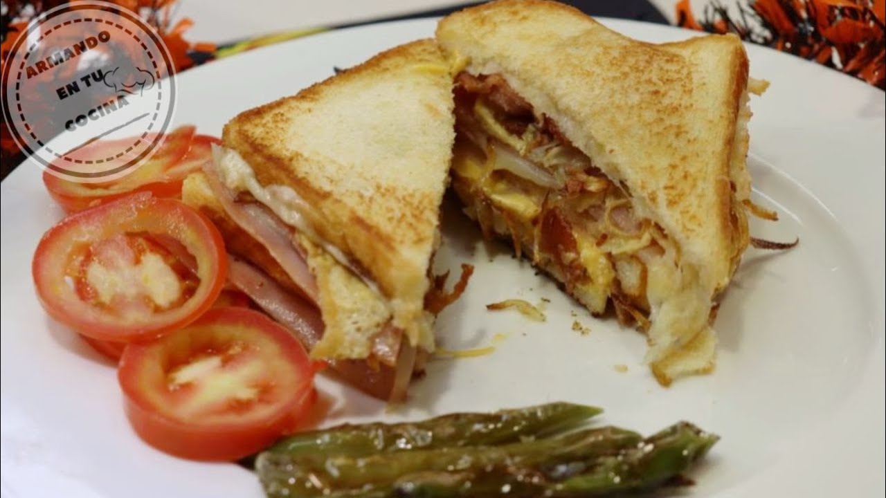 Sandwich Para Desayunar Crujiente Todos Lo Piden - YouTube