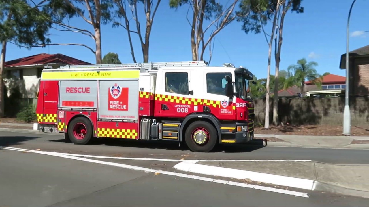 FRNSW Rescue Pumper 8 Responding + Arriving - YouTube
