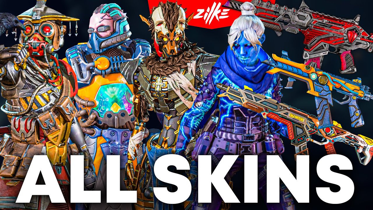 MONSTERS WITHIN HALLOWEEN EVENT ALL SKINS 🎃🎃🎃 × Apex Legends - YouTube