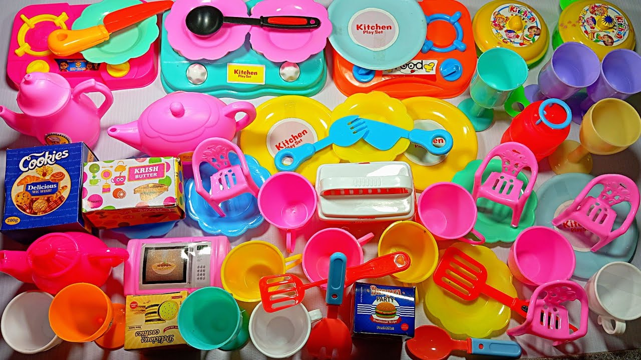 4 minutes satisfying with Unboxing hello kitty kitchen play set video ...