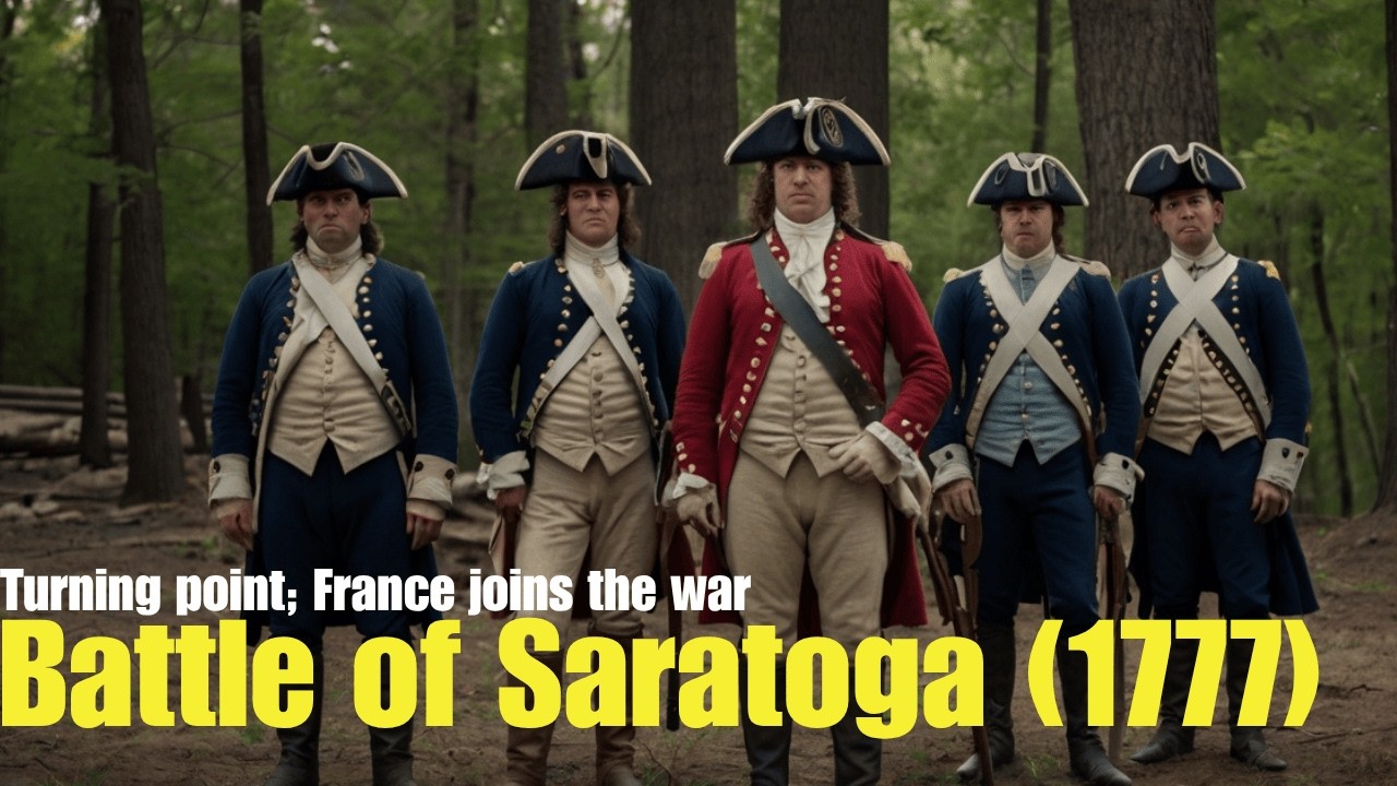 Battle of Saratoga (1777)–Turning point; France joins the war | @The.World.Revolution - YouTube