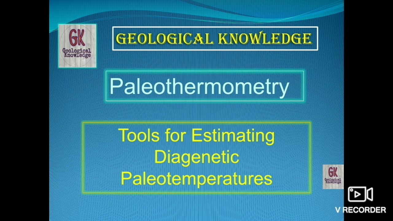 Diagenetic Paleothermometry. Tools for Palaeothermometry. Sedimentology ...