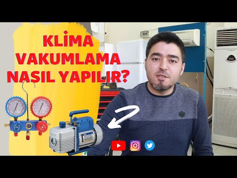 Klima Vakumlama İşlemi / Vakumlama Nedir? / Klima Kaçak Testi / Vakum Pompası [2022]
