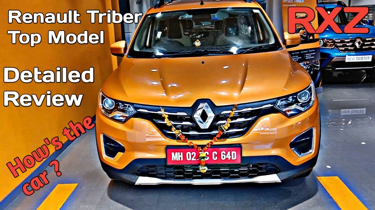 Renault TRIBER RXZ Top Model FULL Detailed REVIEW-Engine, Features ...