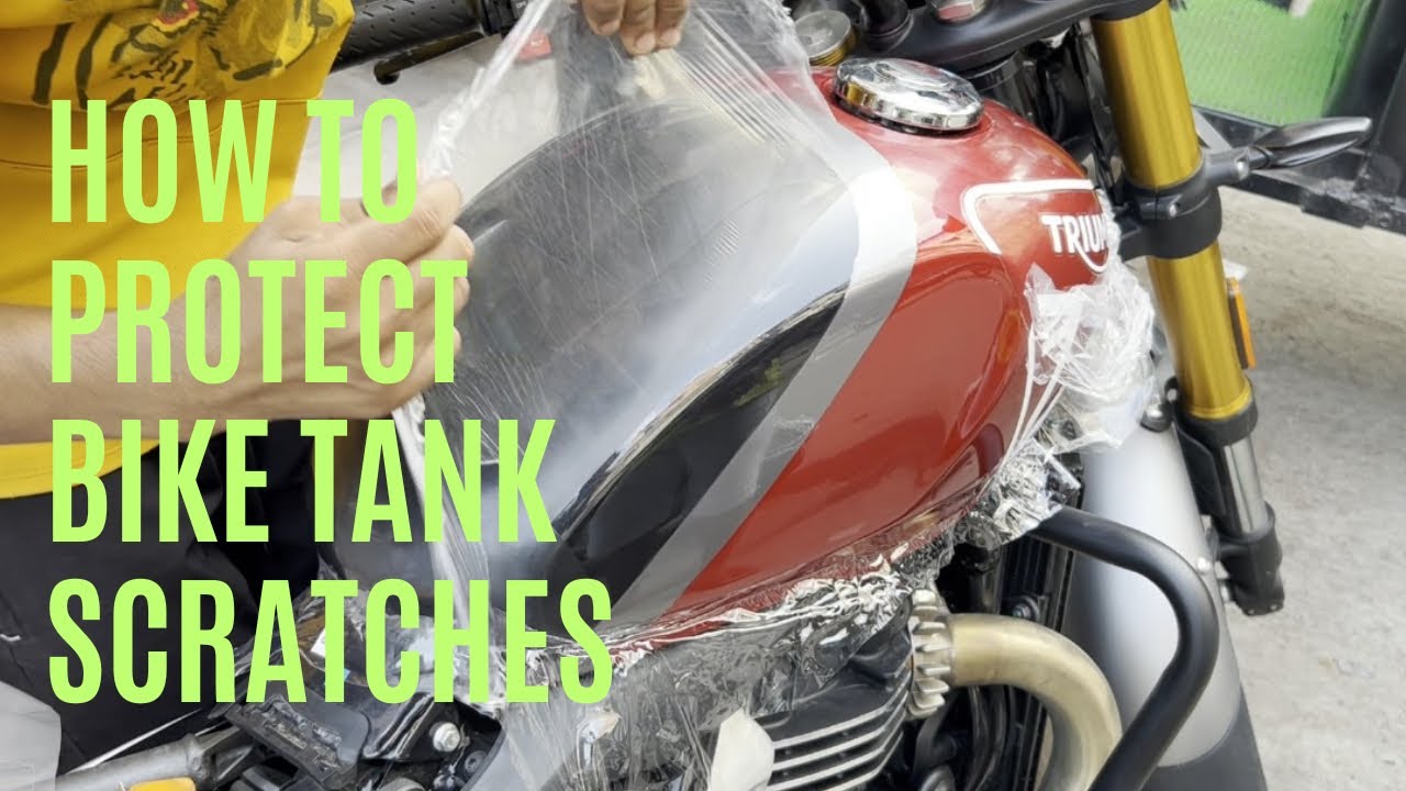 Triumph speed 400 Tank Protection Wrapping. - YouTube