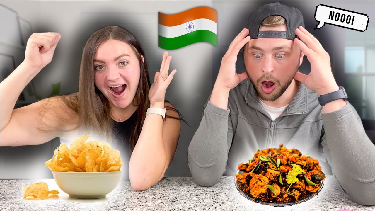 INDIAN VS AMERICAN FOOD CHALLENGE - YouTube