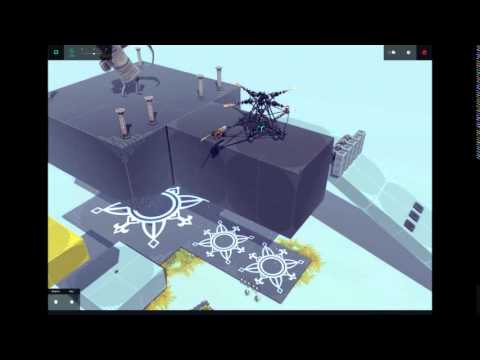 Besiege single rotor helicopter - YouTube