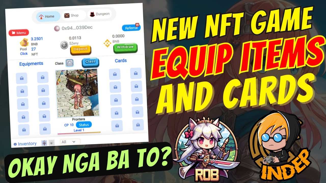 RUGGED - ROBNFT - NEW NFT MINING GAME NA MAY CARDS AND EQUIPMENT ...