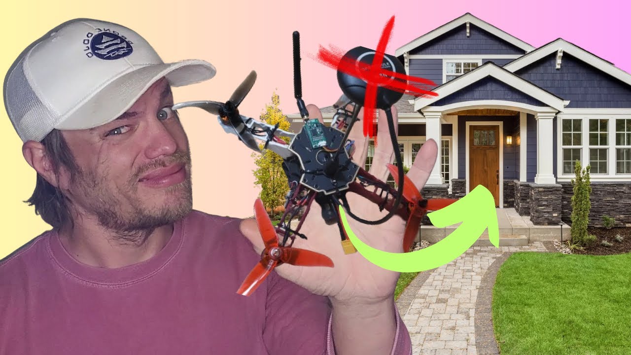How to fly an optical flow drone inside (and crash) - YouTube