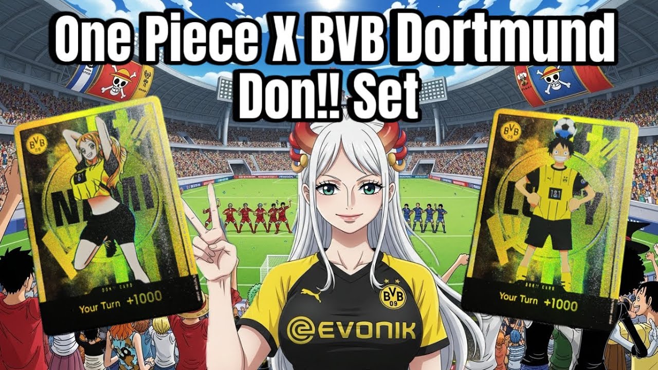 One Piece X BVB Dortmund Don!! Set | Card Nest One Piece Custom Cards ...