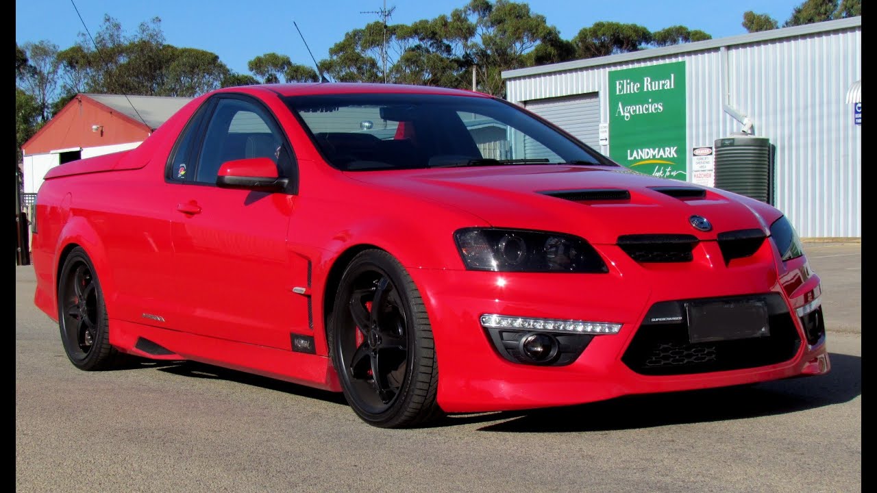 Supercharged E3 Maloo Road test - YouTube